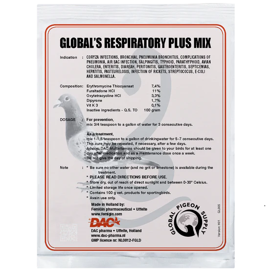 Global Dac Respiratory Plus Mix 100 g